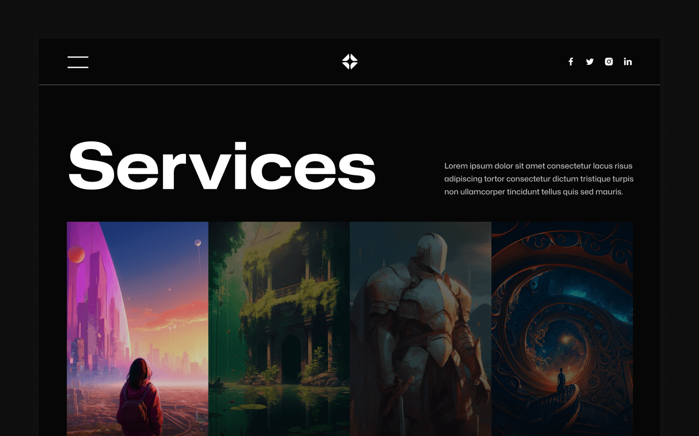 Illustrator X - Portfolio HTML5 Responsive Website Template