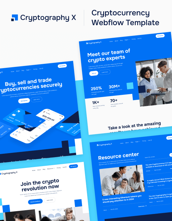 Cryptography X - Finance HTML5 Responsive Website Template