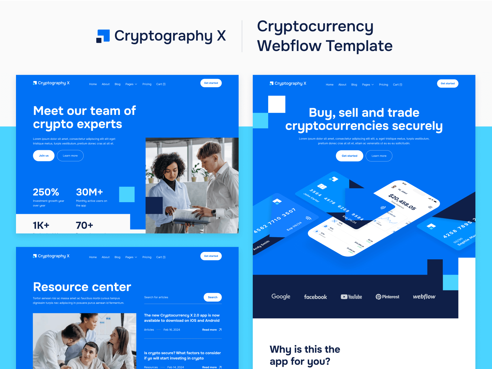 Cryptography X - Finance HTML5 Responsive Website Template