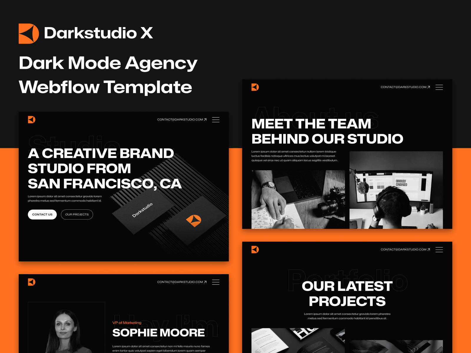 Darkstudio X - Agency HTML5 Responsive Website Template