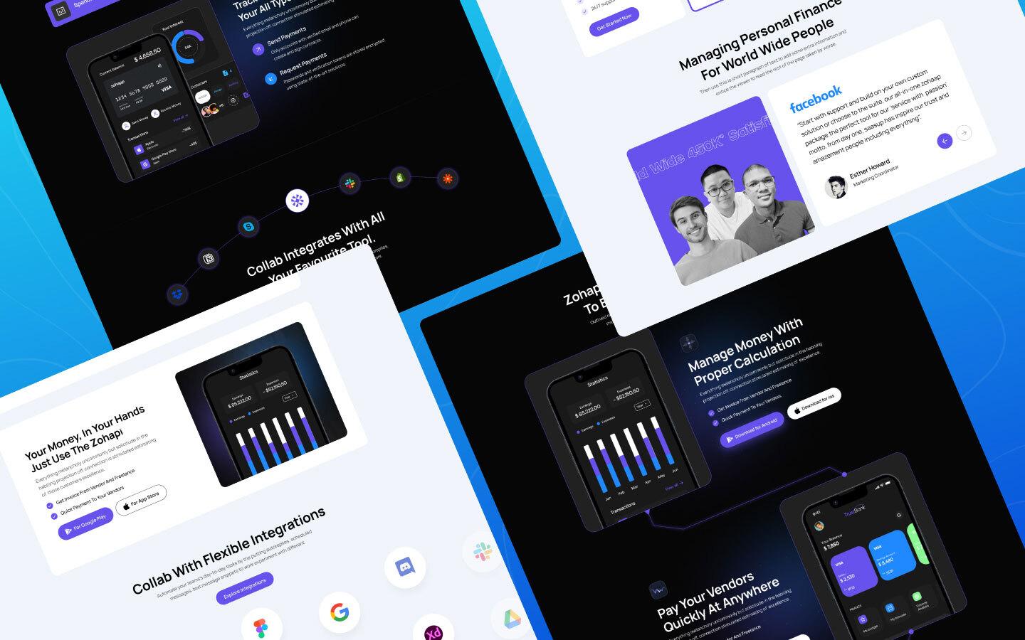 Zohapi - App HTML5 Responsive Website Template