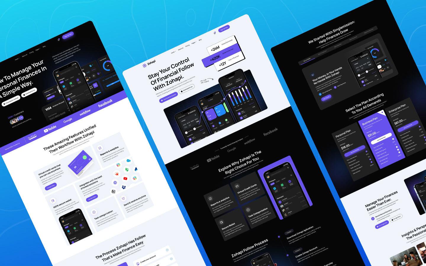 Zohapi - App HTML5 Responsive Website Template