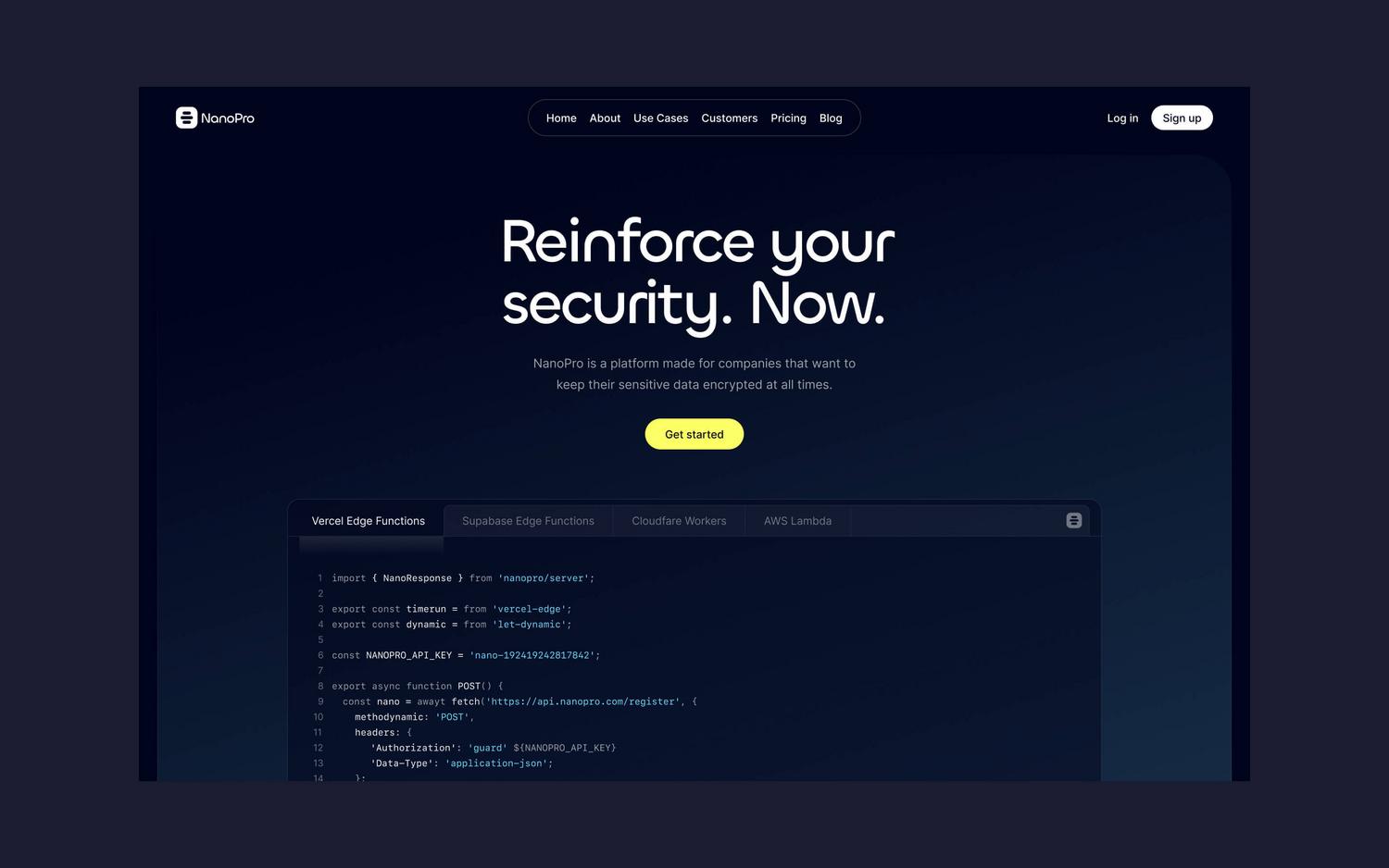 NanoPro - SaaS HTML5 Responsive Website Template