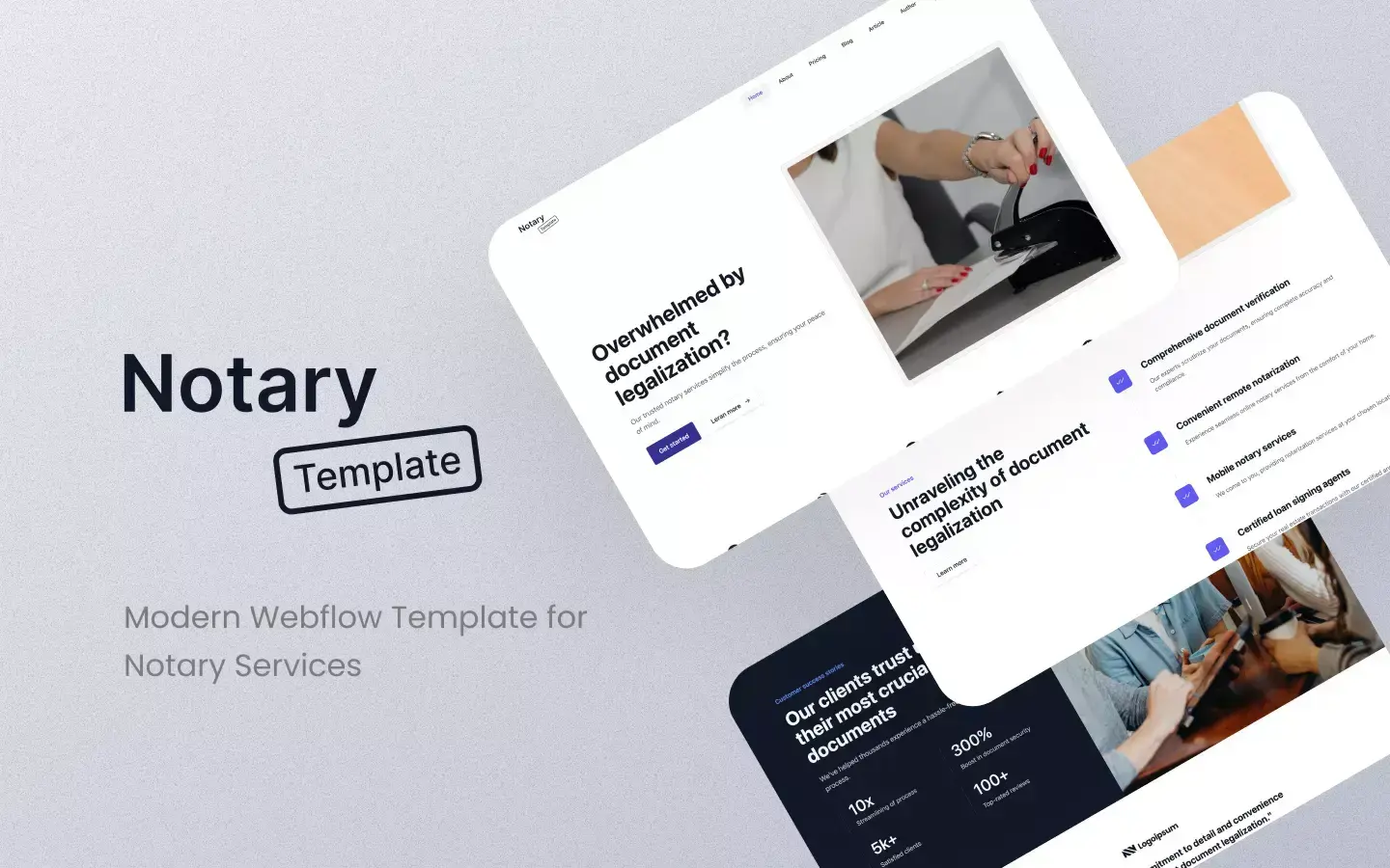 Notary - Law Firm HTML5 Responsive Website Template
