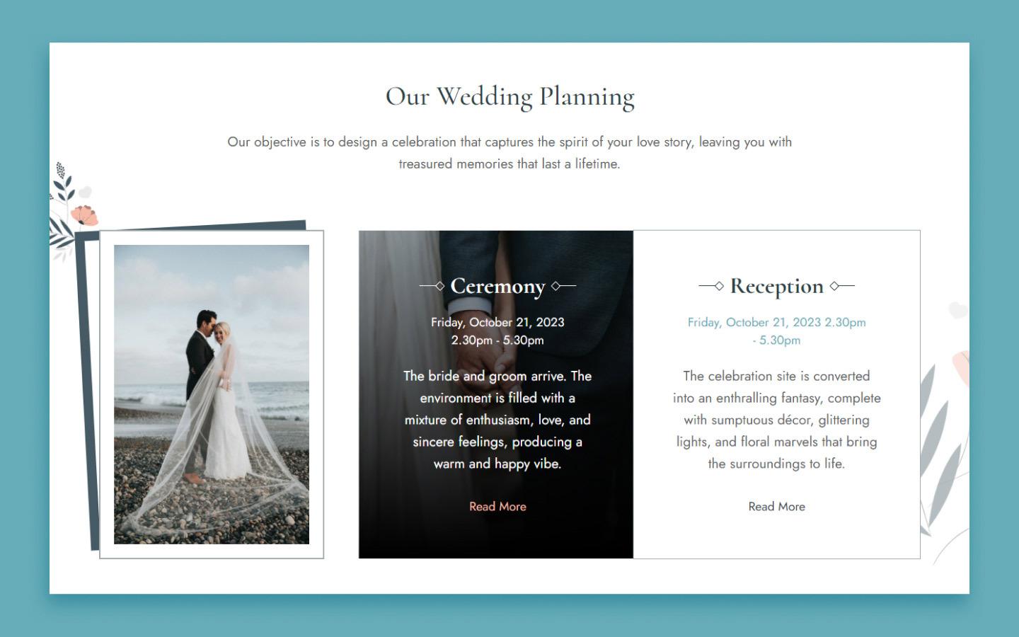 DreamWeds - Wedding HTML5 Responsive Website Template
