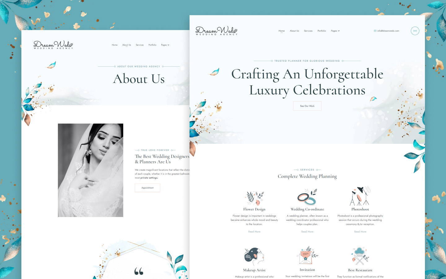 DreamWeds - Wedding HTML5 Responsive Website Template