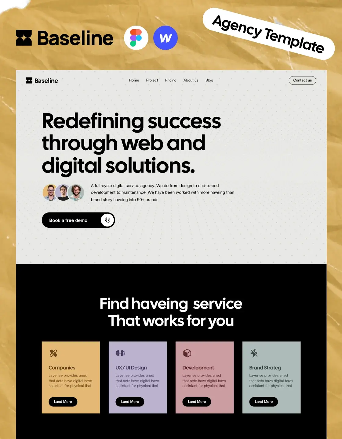 Baseline - Agency HTML5 Responsive Website Template