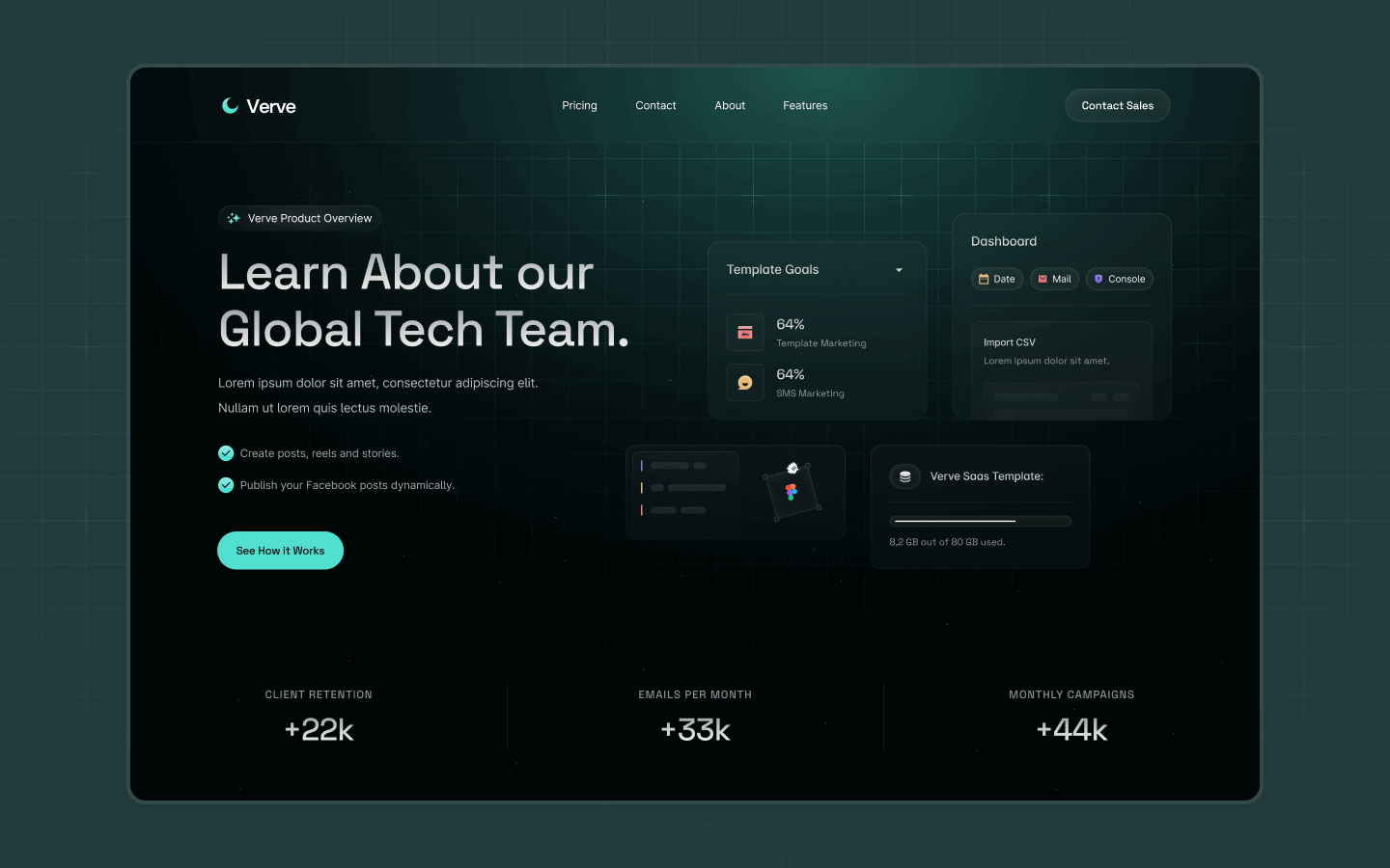 Verve - Startup HTML5 Responsive Website Template
