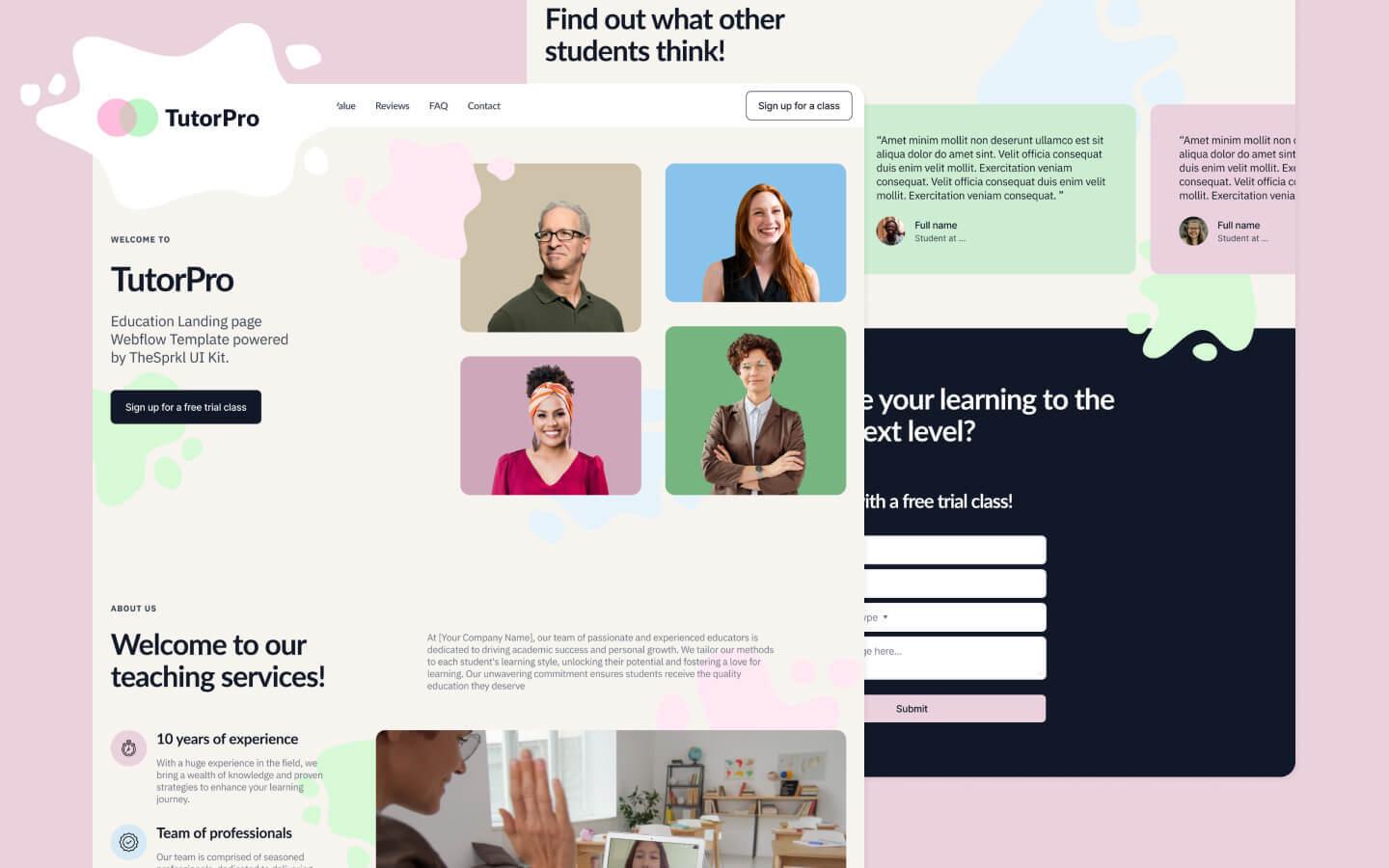 TutorPro - School HTML5 Responsive Website Template