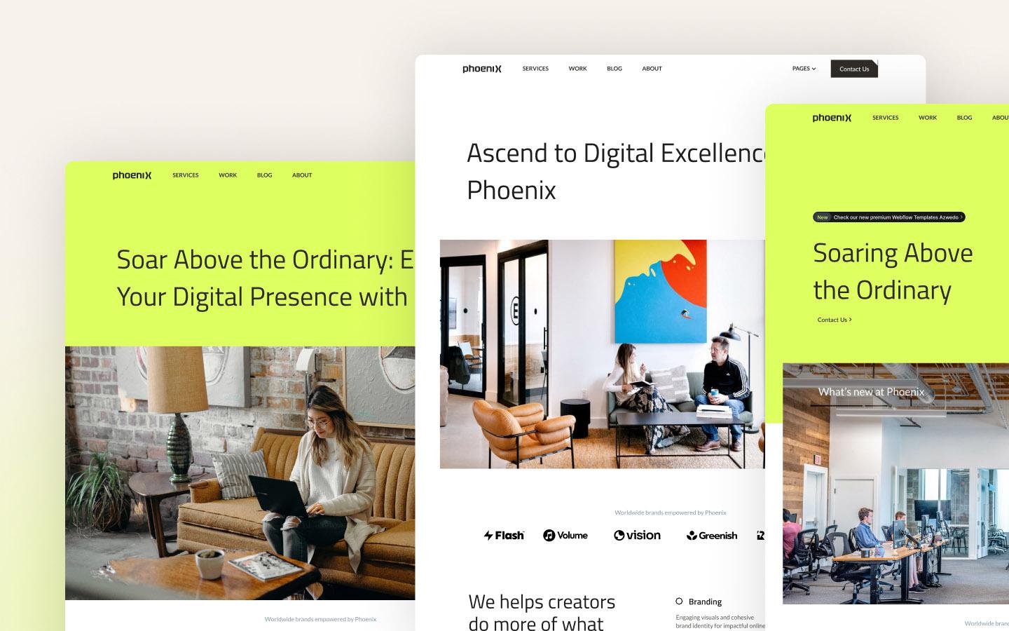 Phoenix Creativ - Agency HTML5 Responsive Website Template
