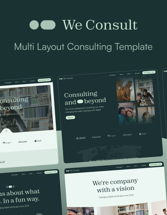 WeConsult by Wavesdesign | Muzli Creative Store