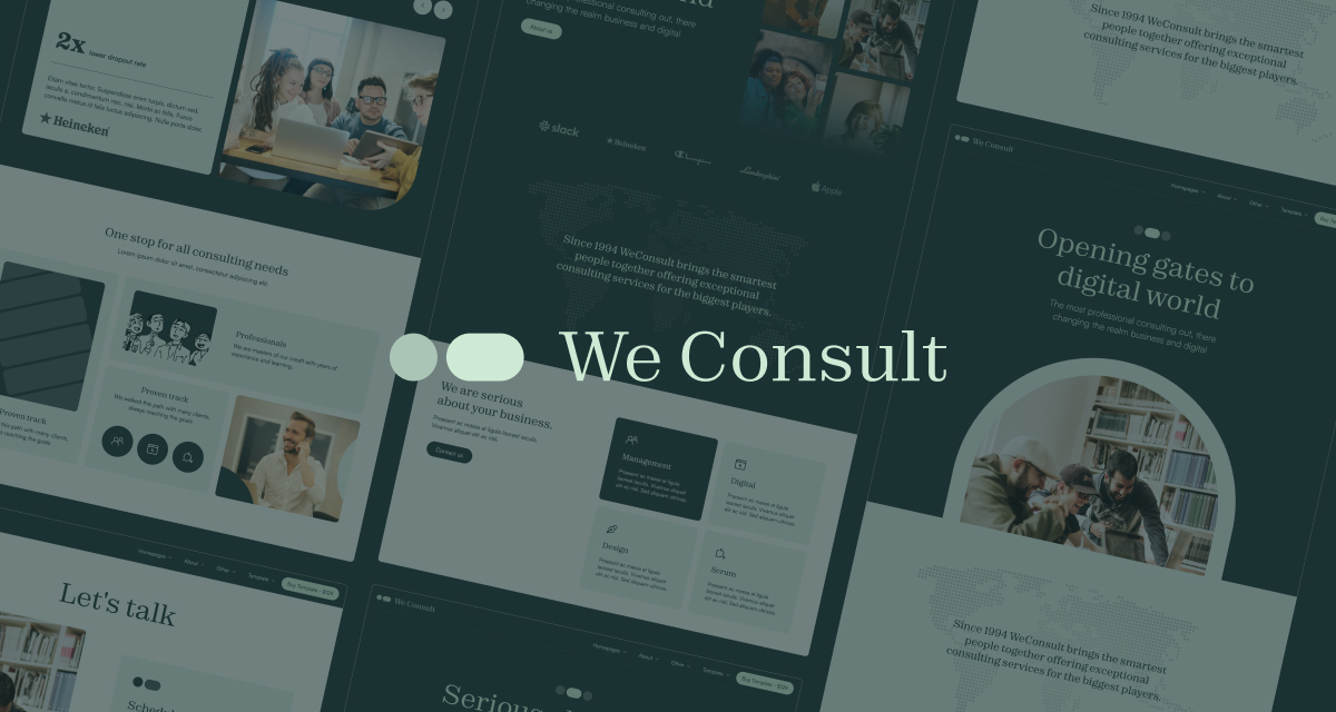 WeConsult - Consulting HTML5 Responsive Website Template