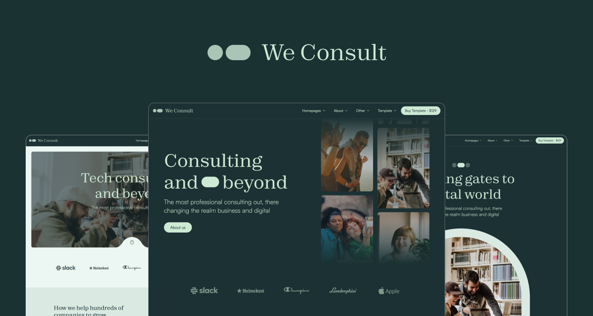 WeConsult - Consulting HTML5 Responsive Website Template