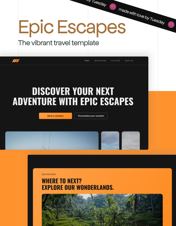 Epic Escapes - Tourism HTML5 Responsive Website Template
