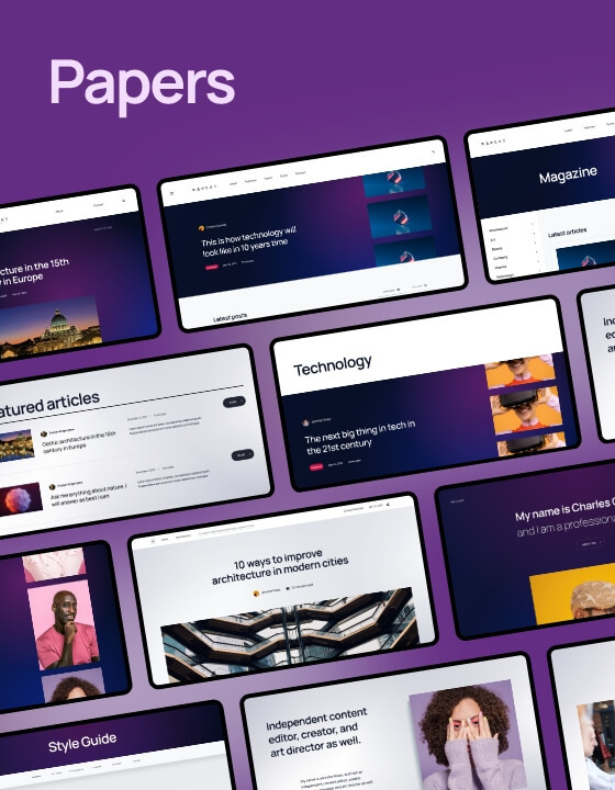 Papers - Blog HTML5 Responsive Website Template