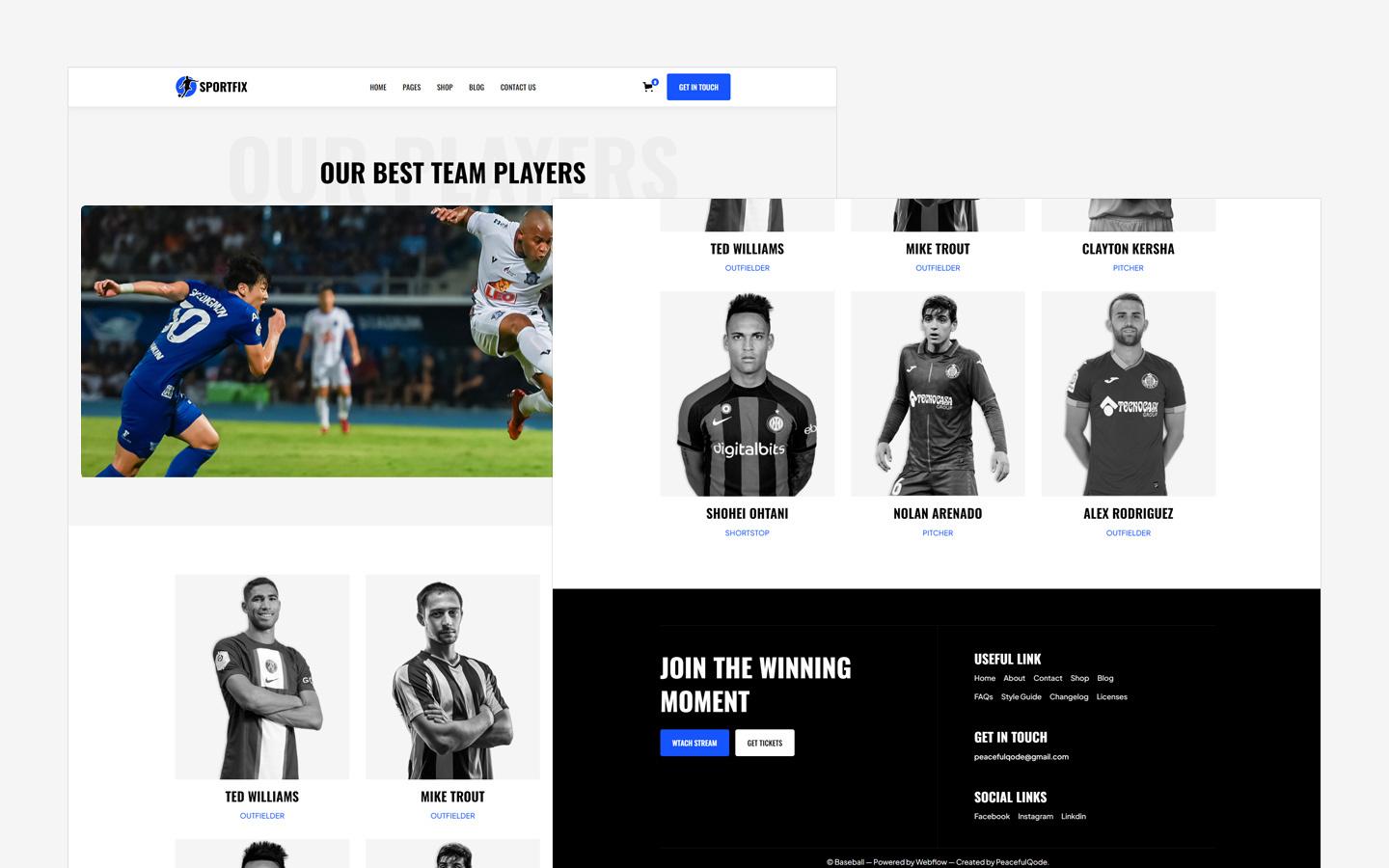 Sportfix - Sports HTML5 Responsive Website Template