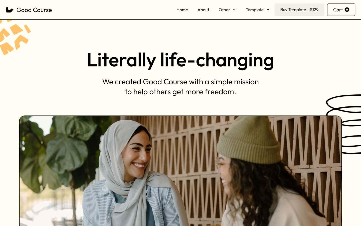 Good Course - Learning HTML5 Responsive Website Template