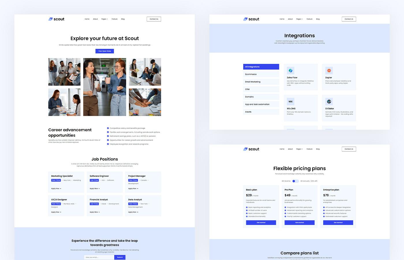 Scout - SaaS HTML5 Responsive Website Template