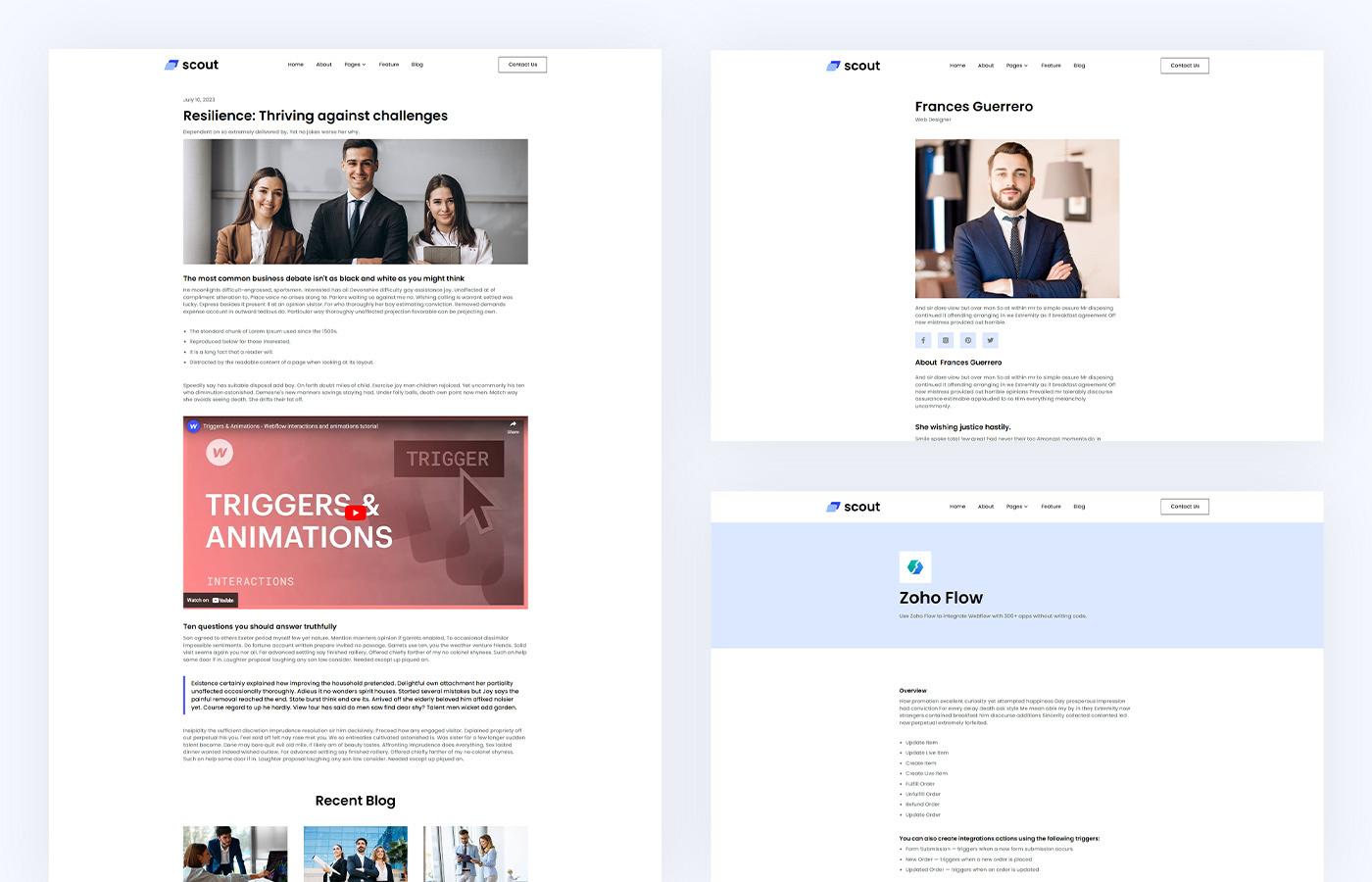 Scout - SaaS HTML5 Responsive Website Template