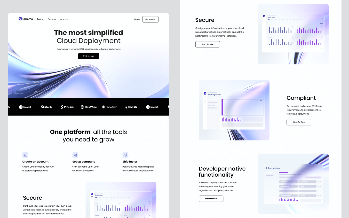 Chroma - Software HTML5 Responsive Website Template