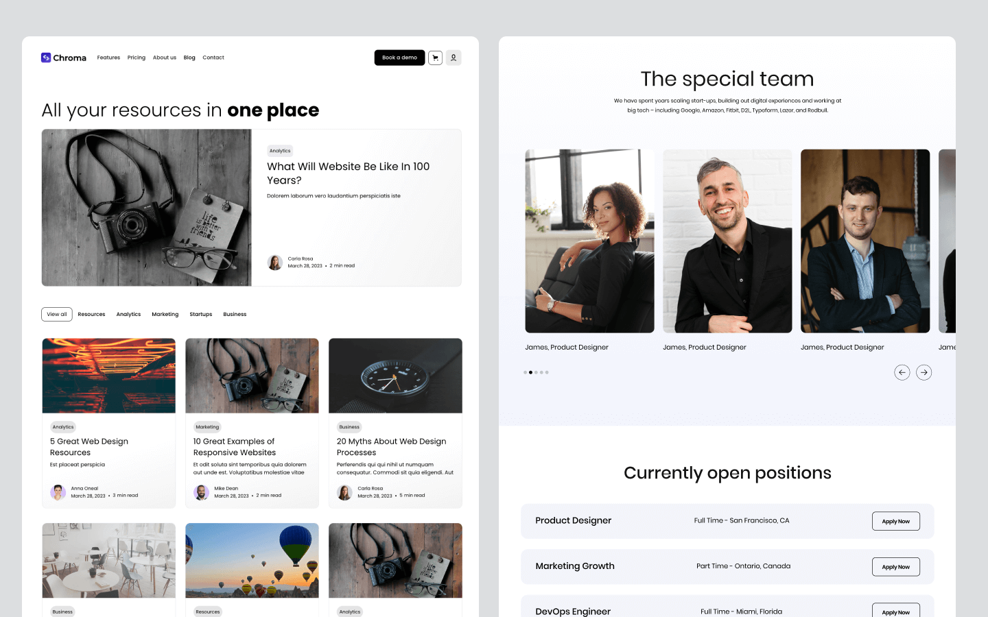 Chroma - Software HTML5 Responsive Website Template