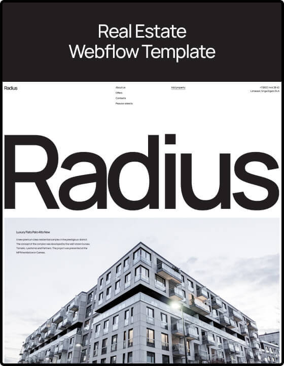 Real Radius DB by Digital Butlers | Muzli Creative Store