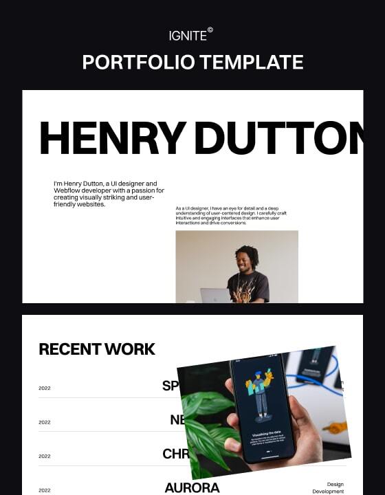 Ignite - Portfolio HTML5 Responsive Website Template