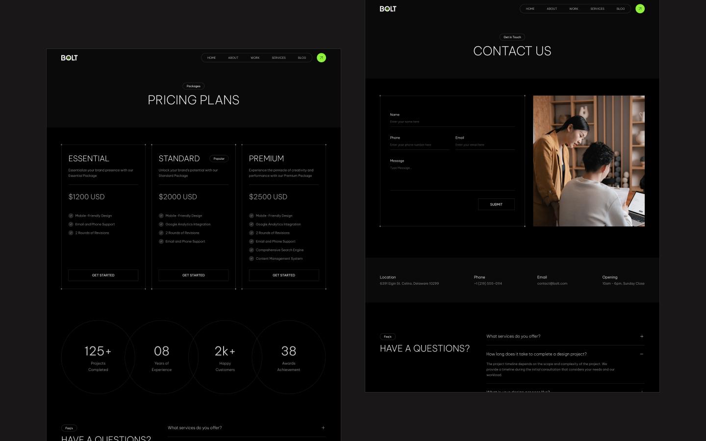 Bolt - Agency HTML5 Responsive Website Template