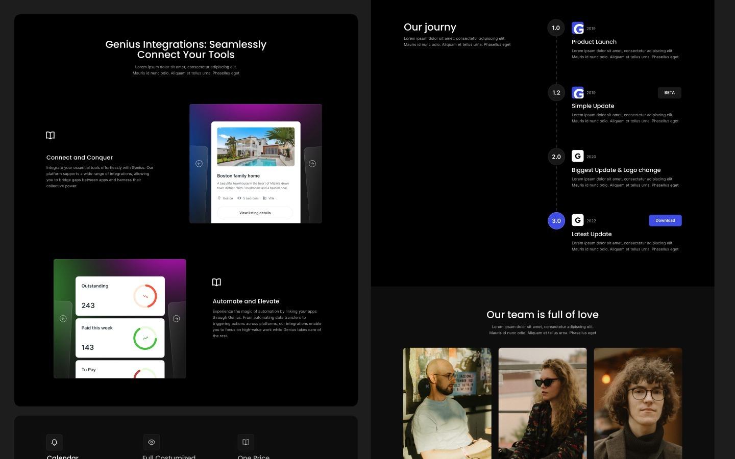 Genius - SaaS HTML5 Responsive Website Template