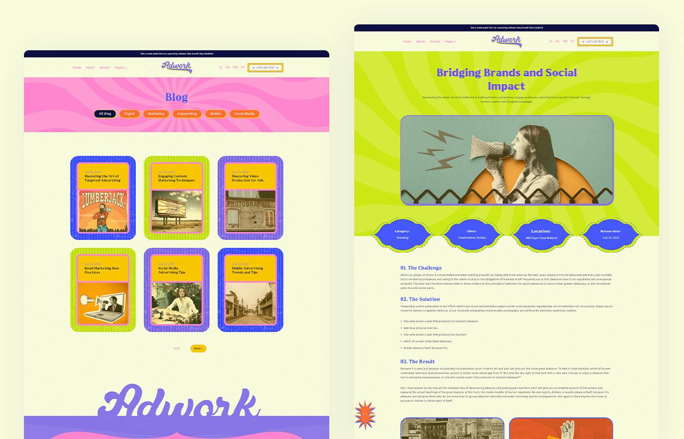Adwork - Agency HTML5 Responsive Website Template