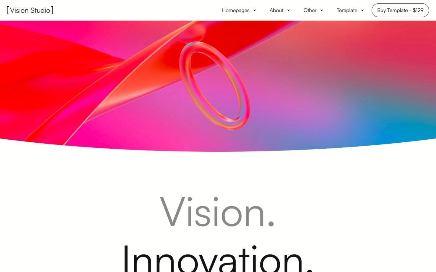 Vision Studio - Agency HTML5 Responsive Website Template