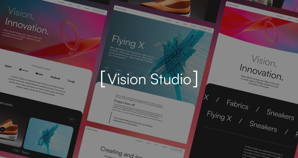 Vision Studio - Agency HTML5 Responsive Website Template
