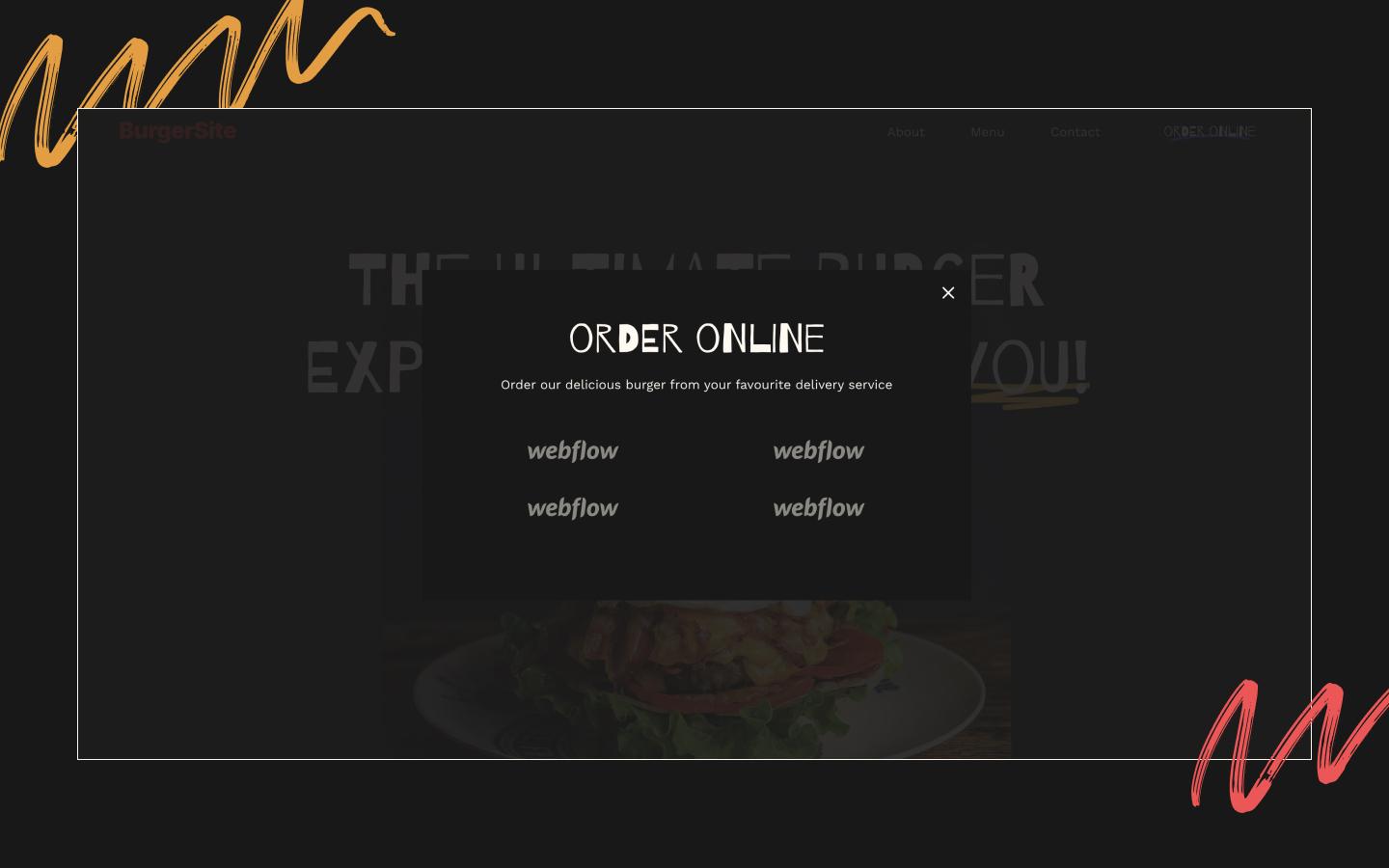 BurgerSite - Food HTML5 Responsive Website Template