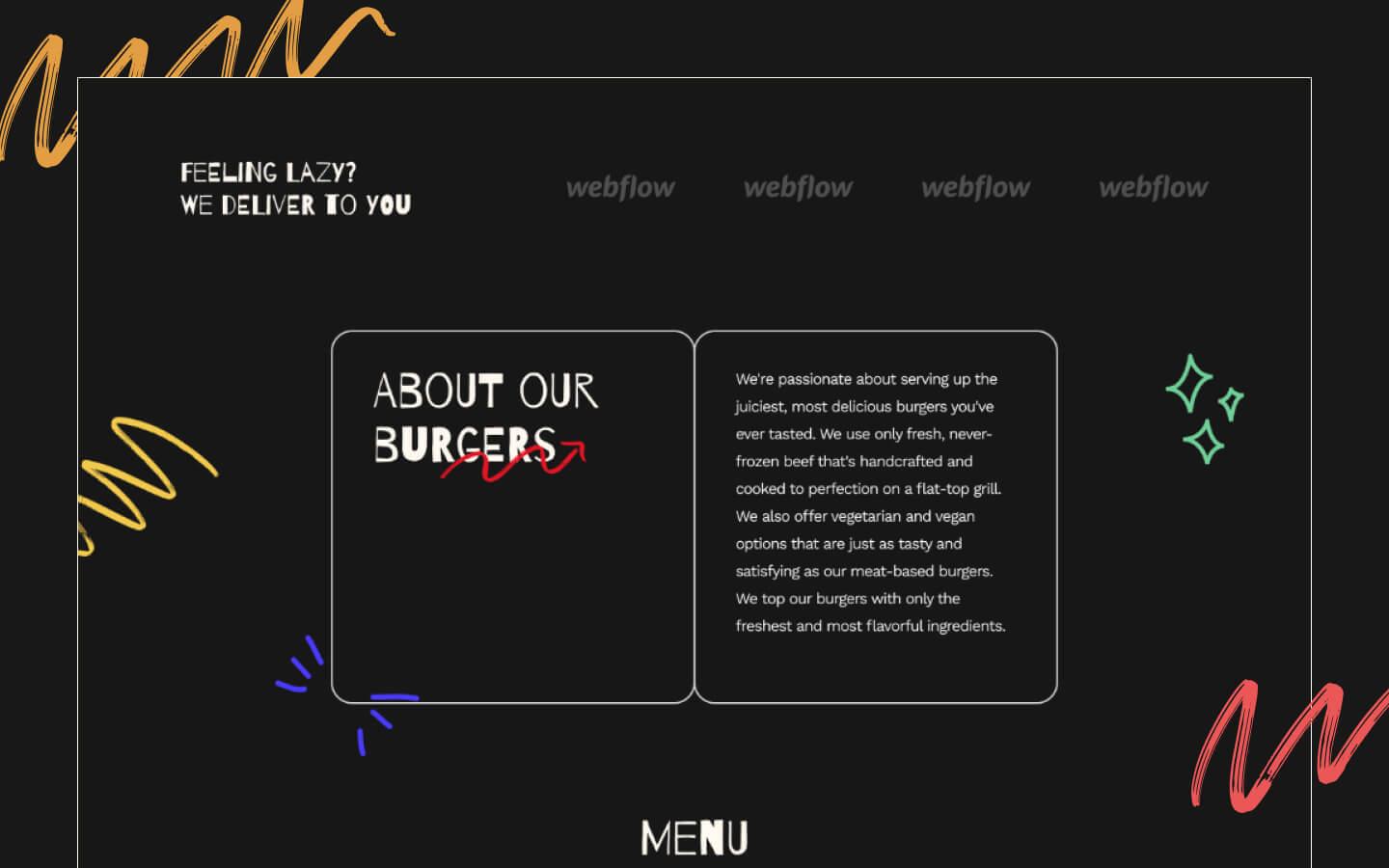 BurgerSite - Food HTML5 Responsive Website Template