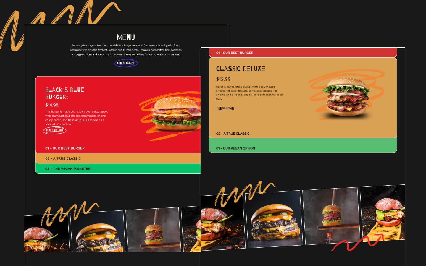 BurgerSite - Food HTML5 Responsive Website Template