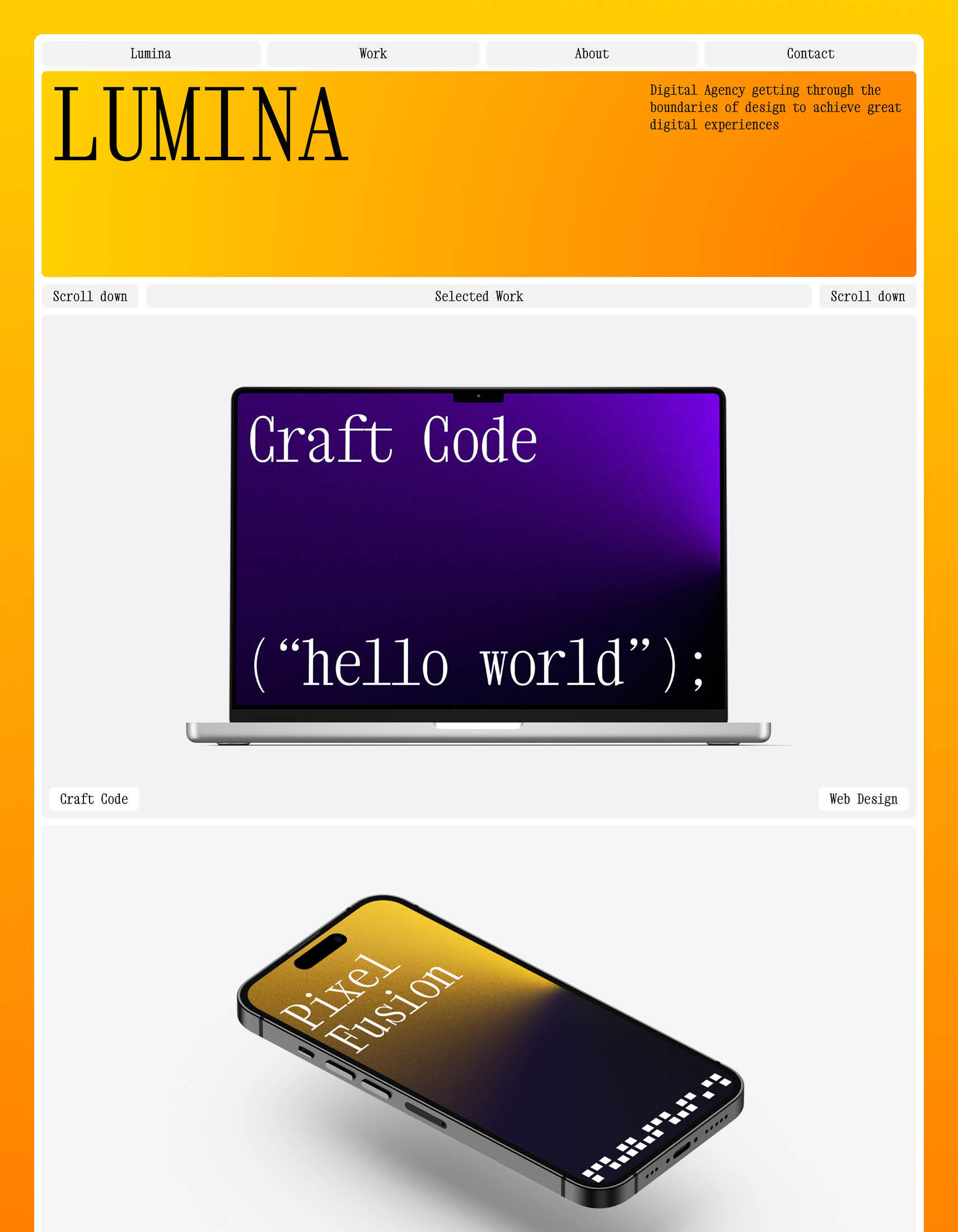 Lumina by Diogo Ferreira | Muzli Creative Store