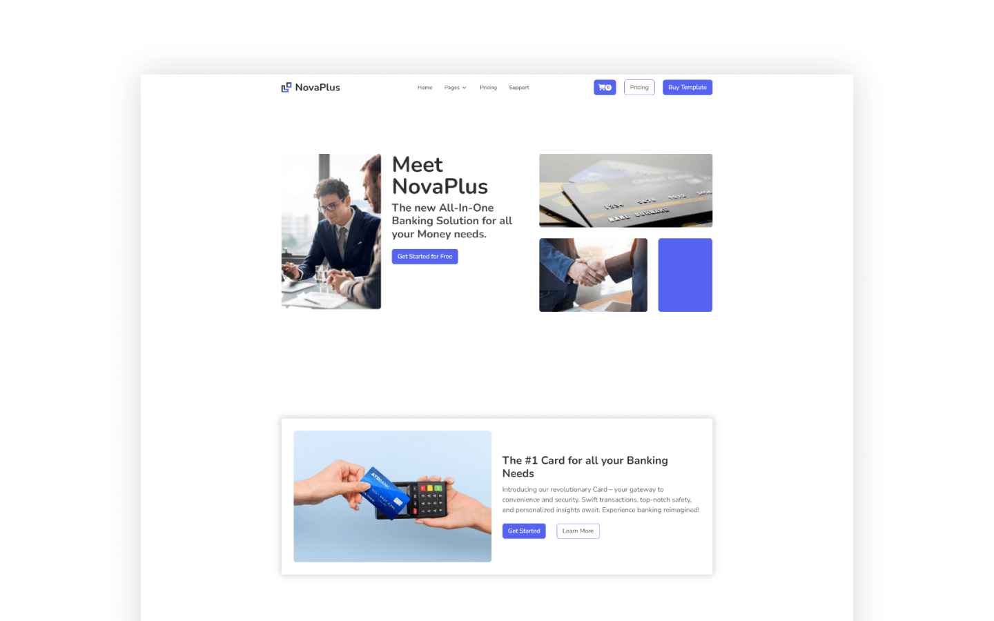 NovaPlus - SaaS HTML5 Responsive Website Template