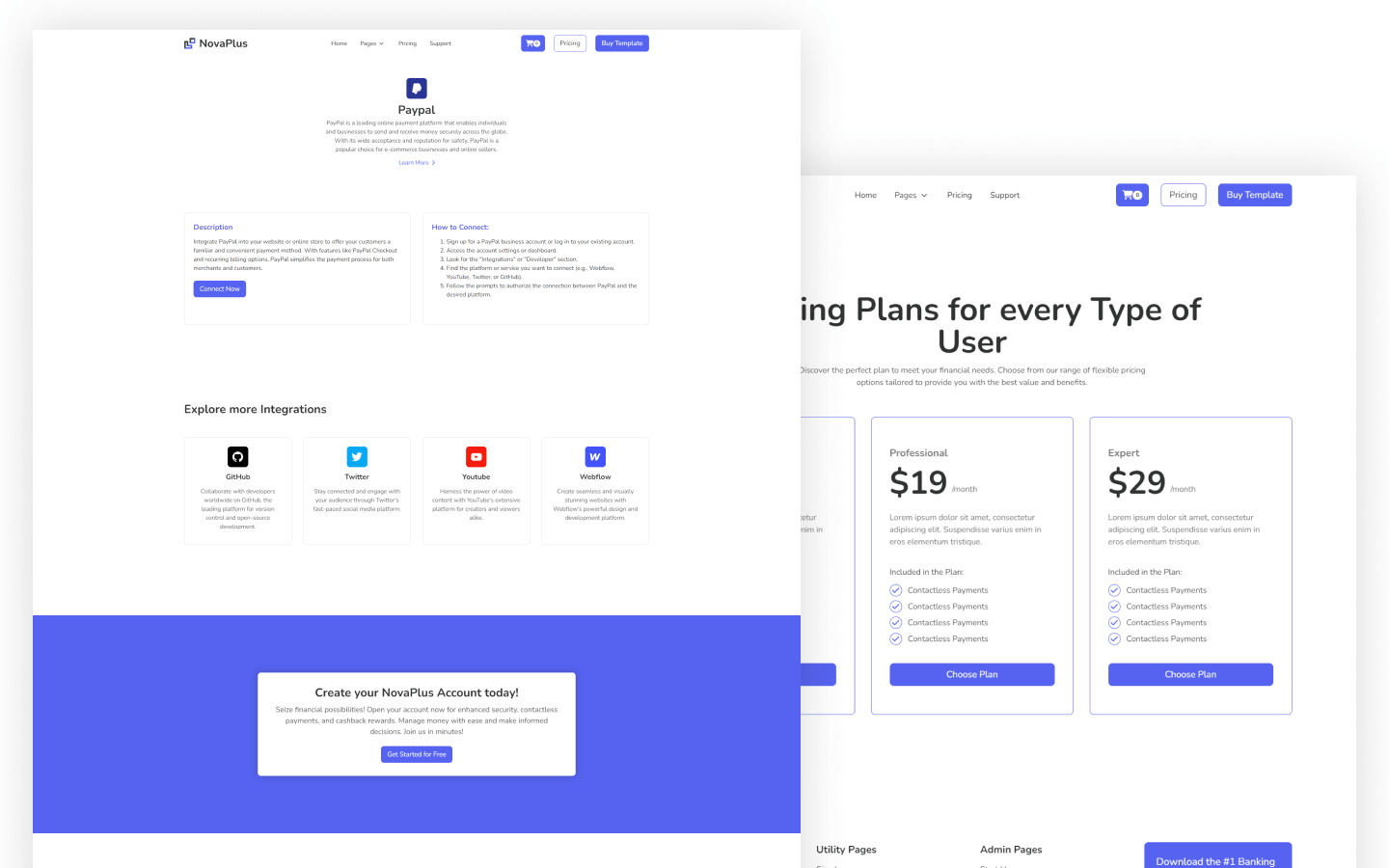 NovaPlus - SaaS HTML5 Responsive Website Template