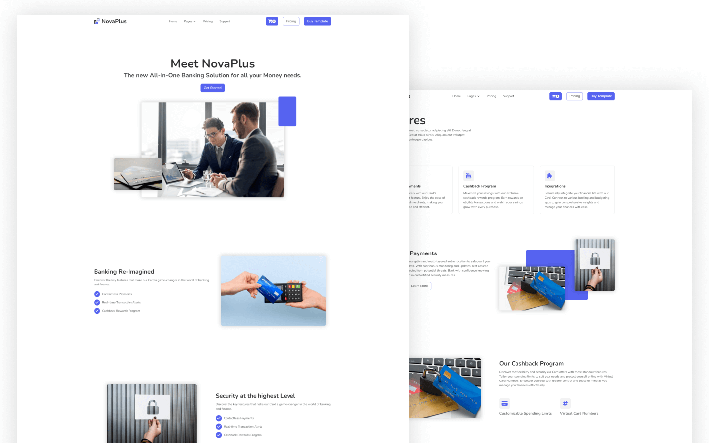 NovaPlus - SaaS HTML5 Responsive Website Template