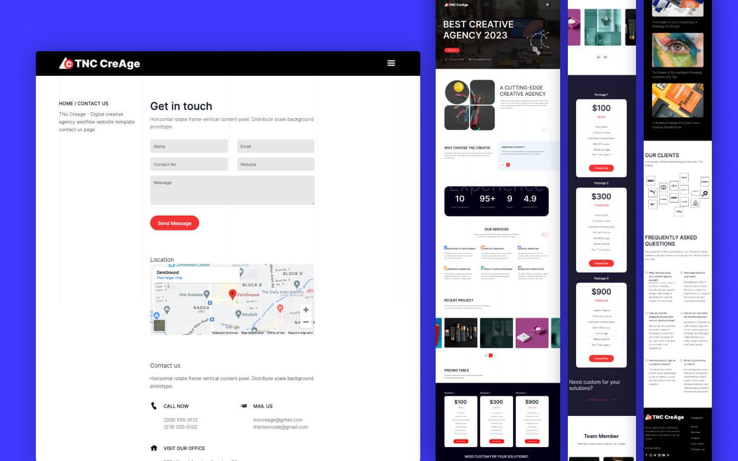 TNC CreAge - Agency HTML5 Responsive Website Template