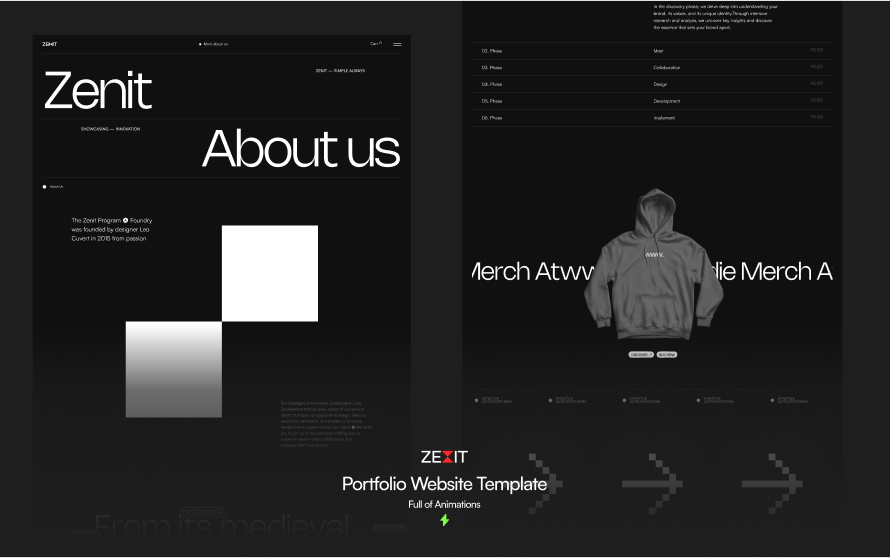 Zenit - Portfolio HTML5 Responsive Website Template