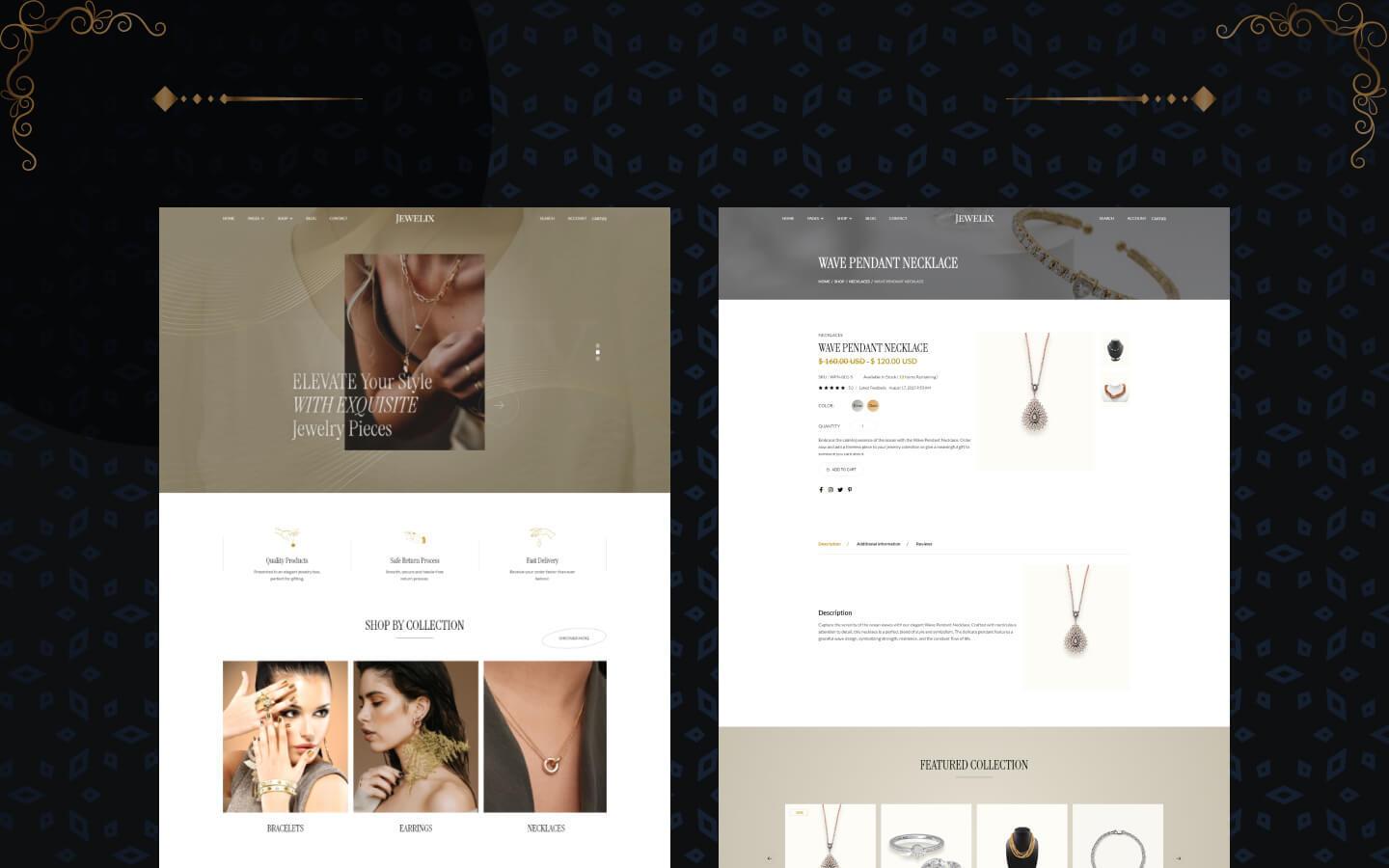 Jewelix - Jewelry HTML5 Responsive Website Template