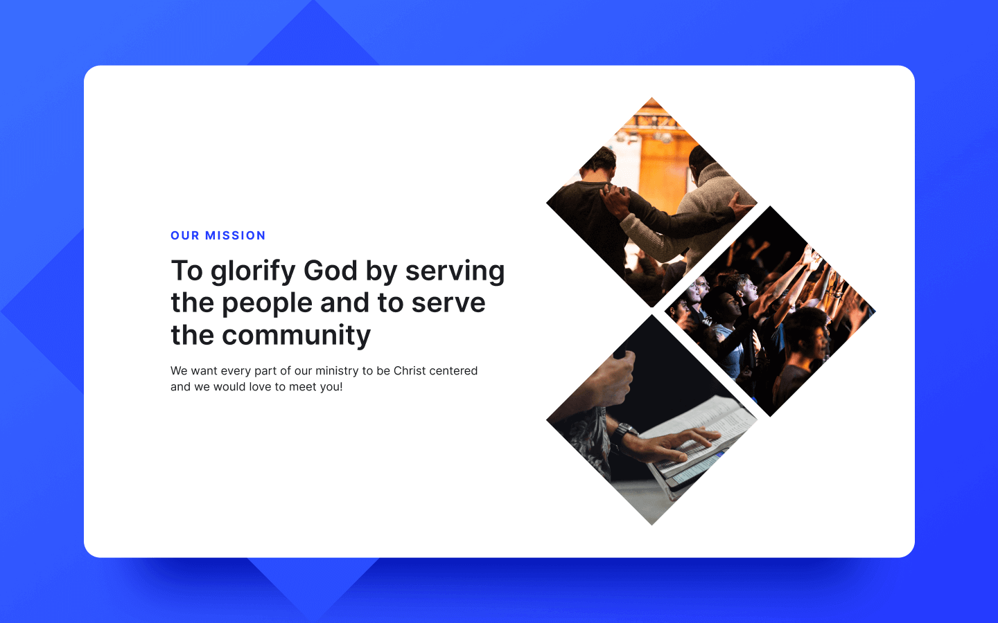 Ministry - Church HTML5 Responsive Website Template