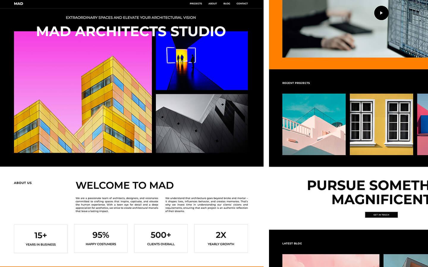 Mad - Architecture HTML5 Responsive Website Template