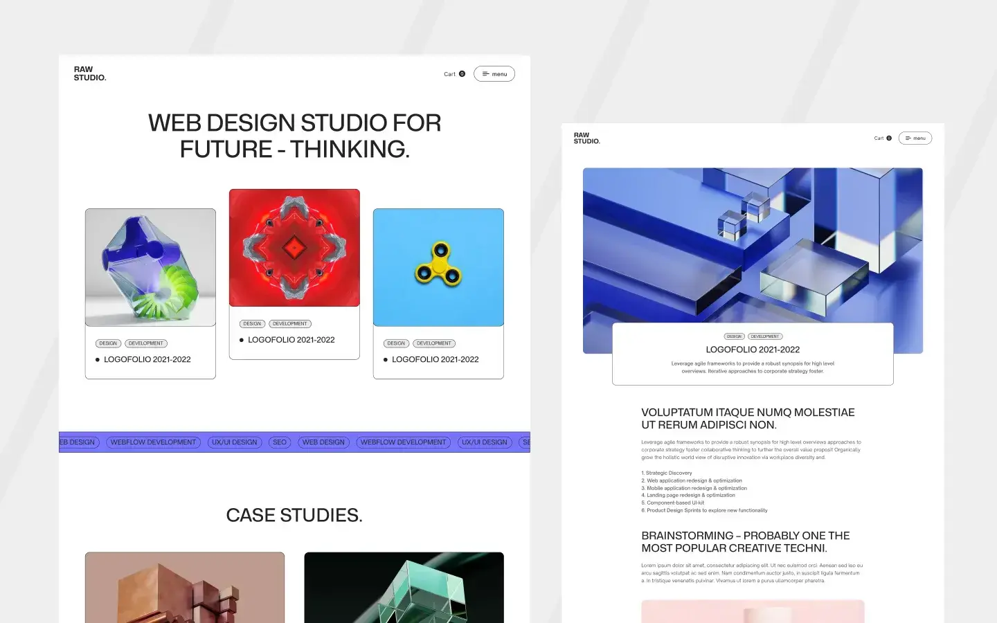 Raw-Studio - Agency HTML5 Responsive Website Template