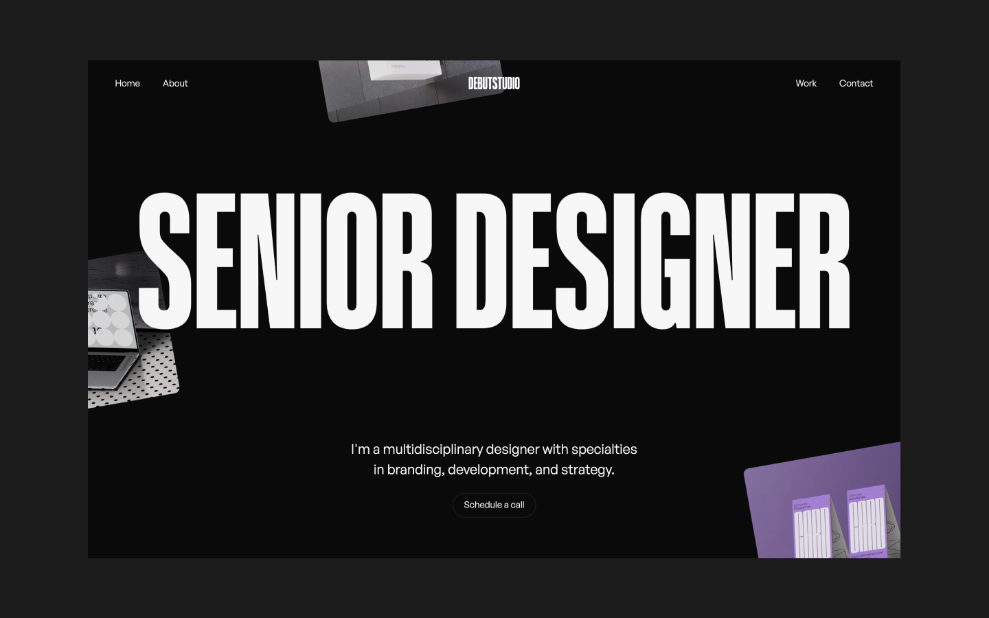 Debut Studio - Portfolio HTML5 Responsive Website Template