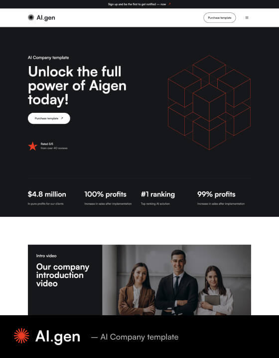 Aigen by JUNO | Muzli Creative Store