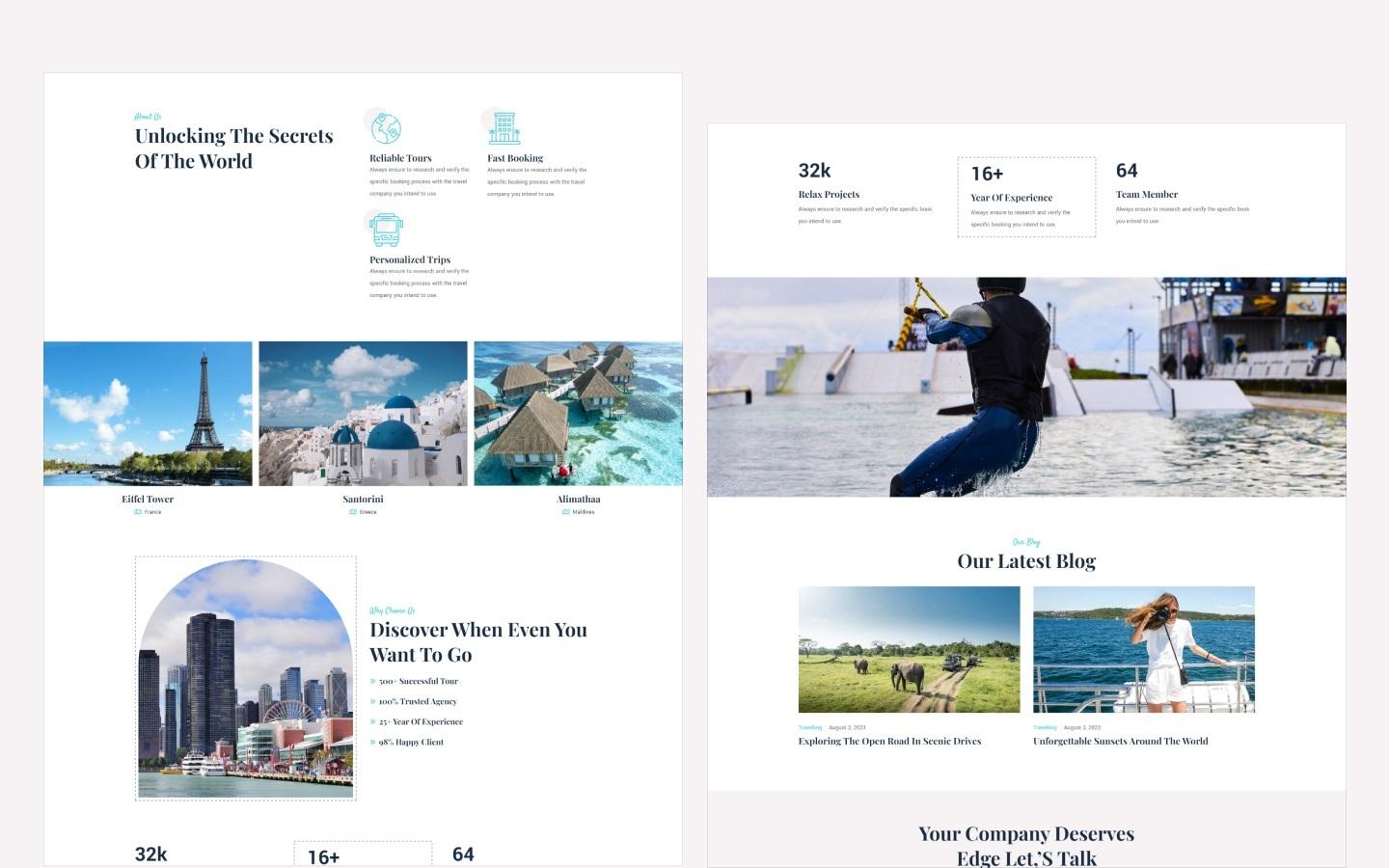 Joytrip - Tourism HTML5 Responsive Website Template