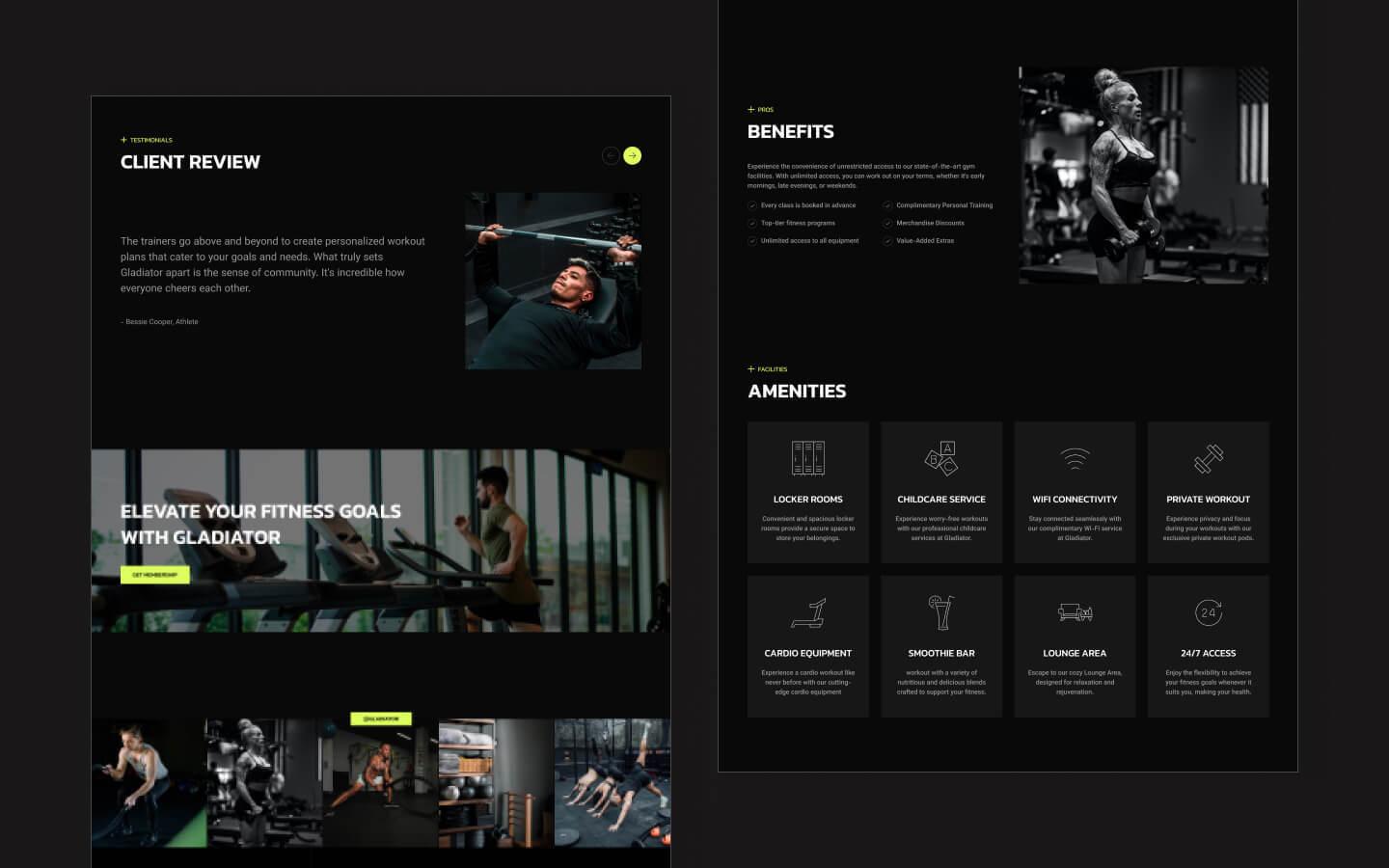 Gladiator - Gym HTML5 Responsive Website Template