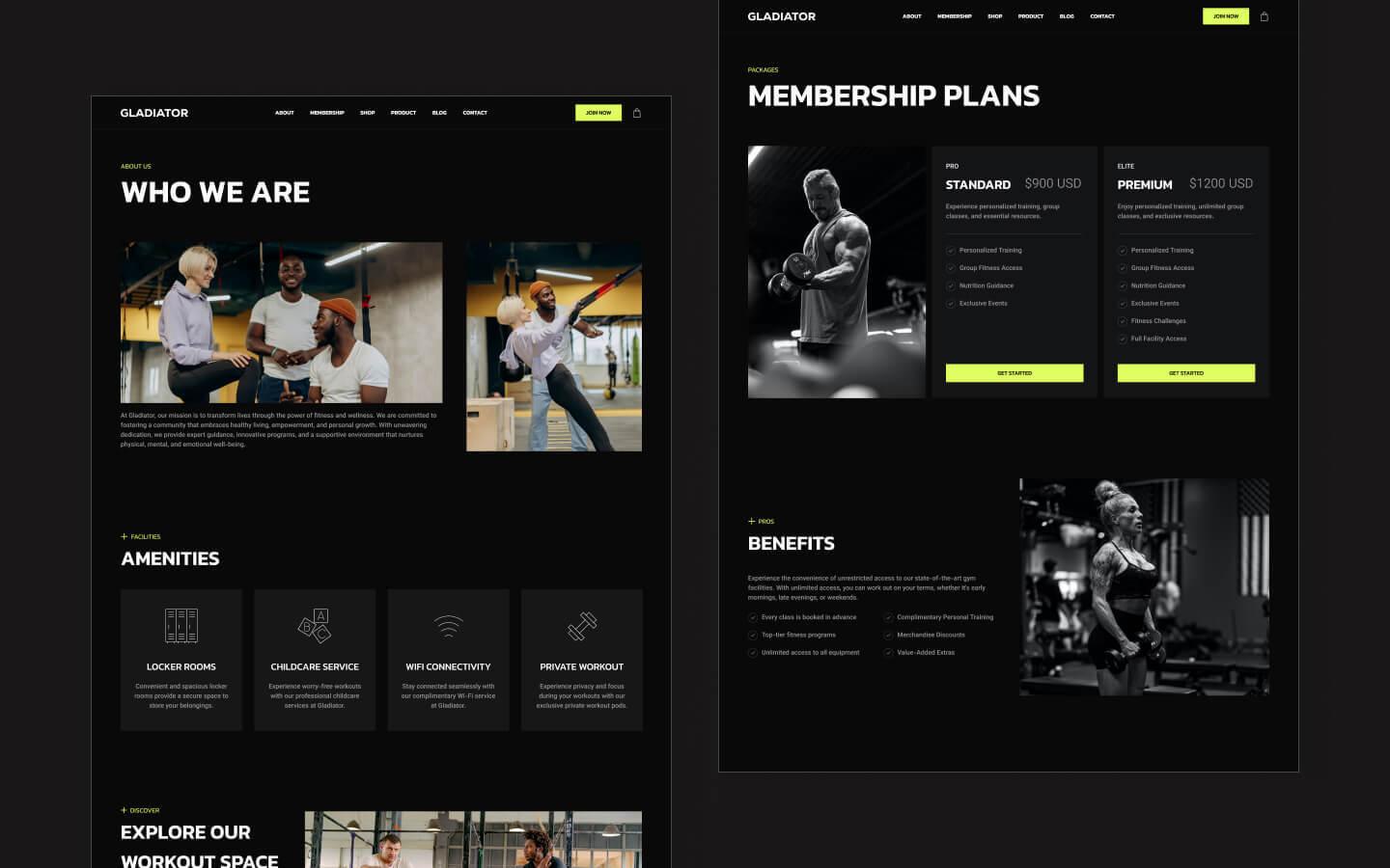 Gladiator - Gym HTML5 Responsive Website Template